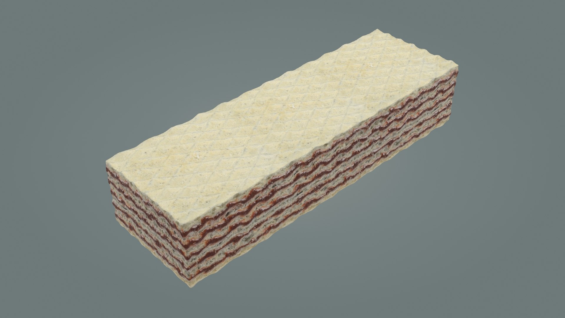 Wafer Cookie 3D model - TurboSquid 2062487