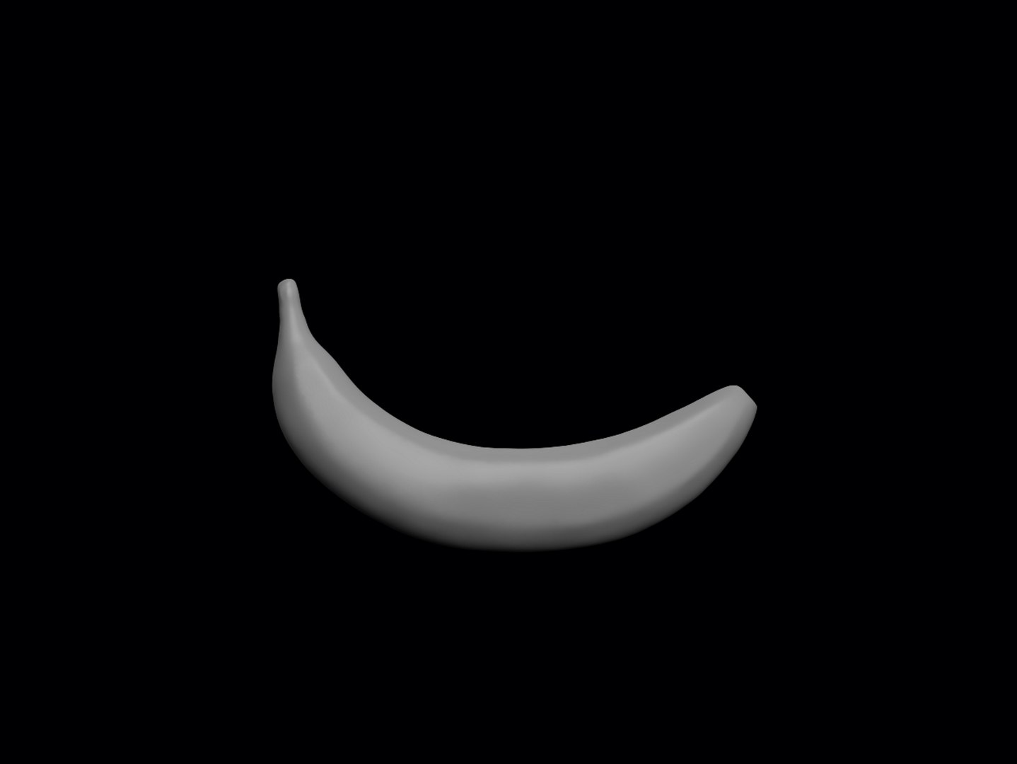 Banana Medium Poly Basic Model Model - TurboSquid 2280521