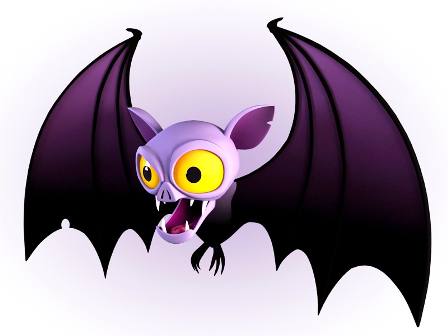 Maya Cartoon Bat