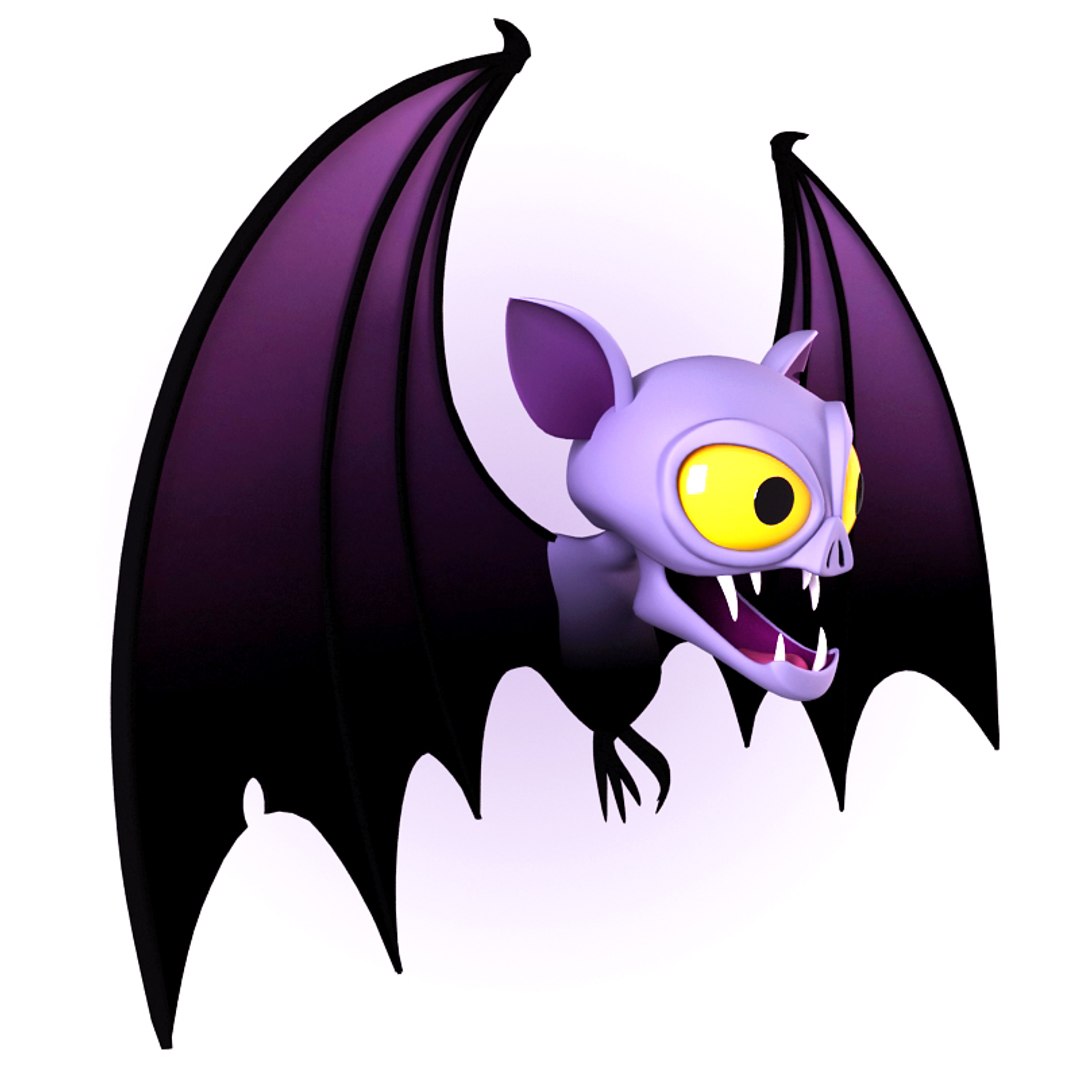Maya Cartoon Bat