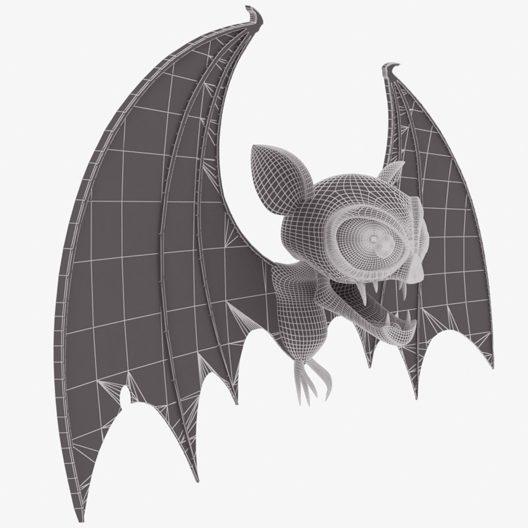 Maya Cartoon Bat
