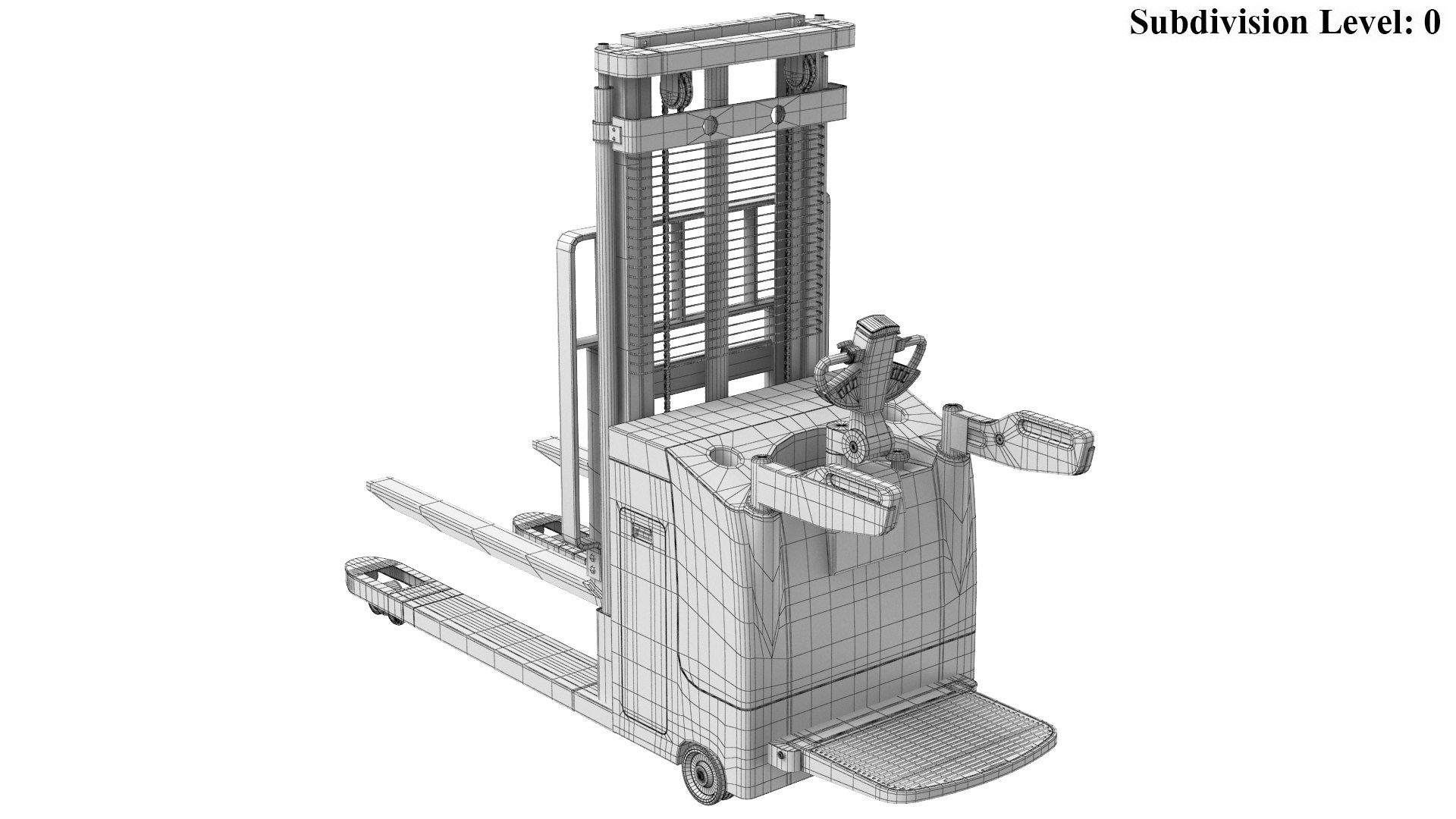 3D Two Detailed Warehouse Lifts model - TurboSquid 2119841