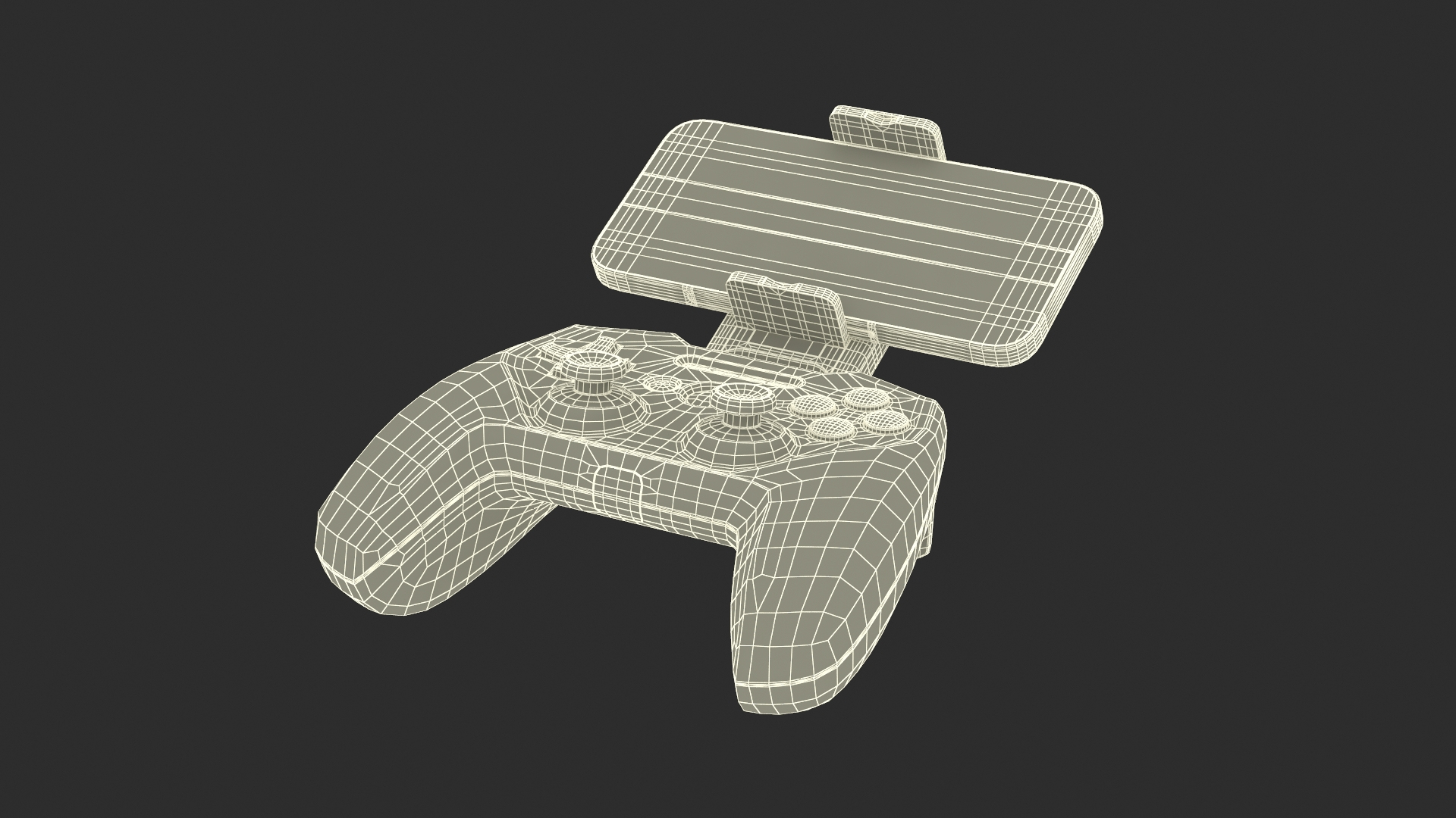 3D Model SteelSeries Mobile Gaming Controller With Smartphone ...