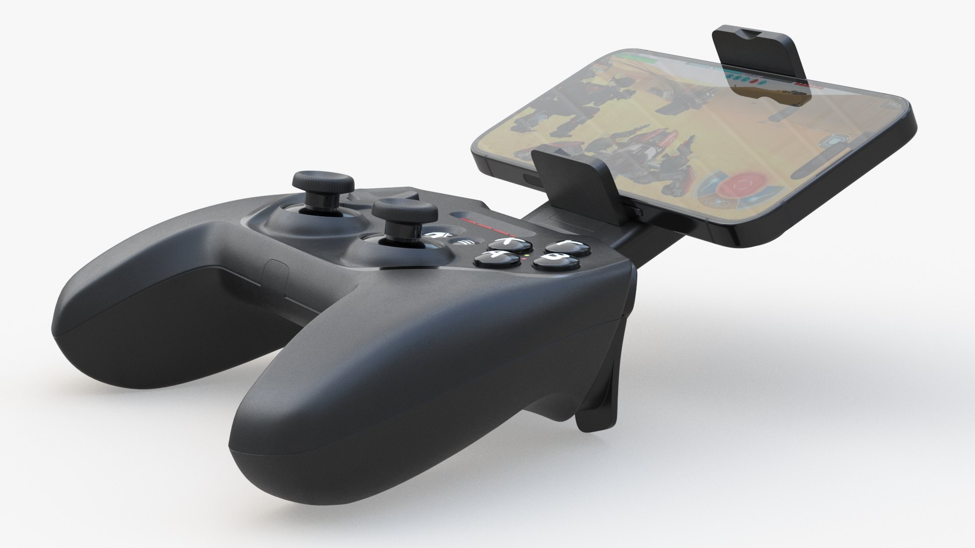 3D Model SteelSeries Mobile Gaming Controller With Smartphone ...