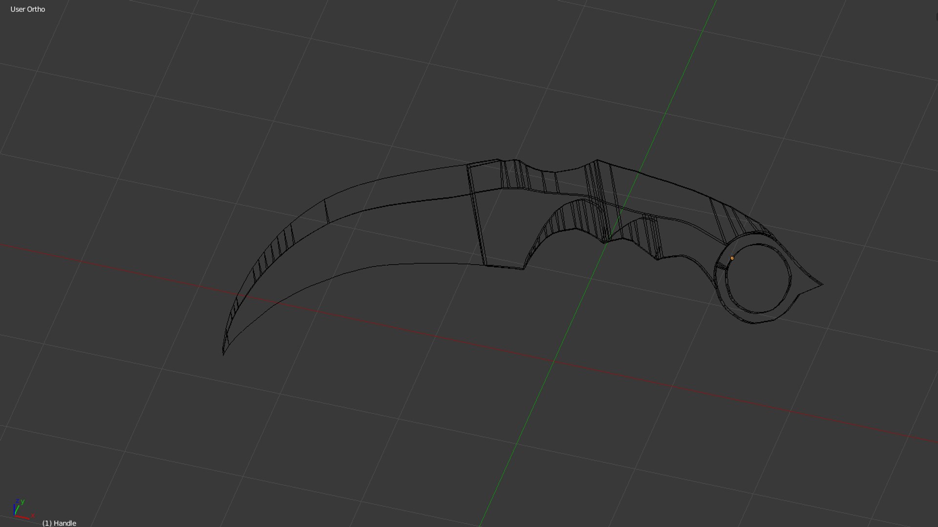 3D Karambit Knife Cs Model - TurboSquid 1196269