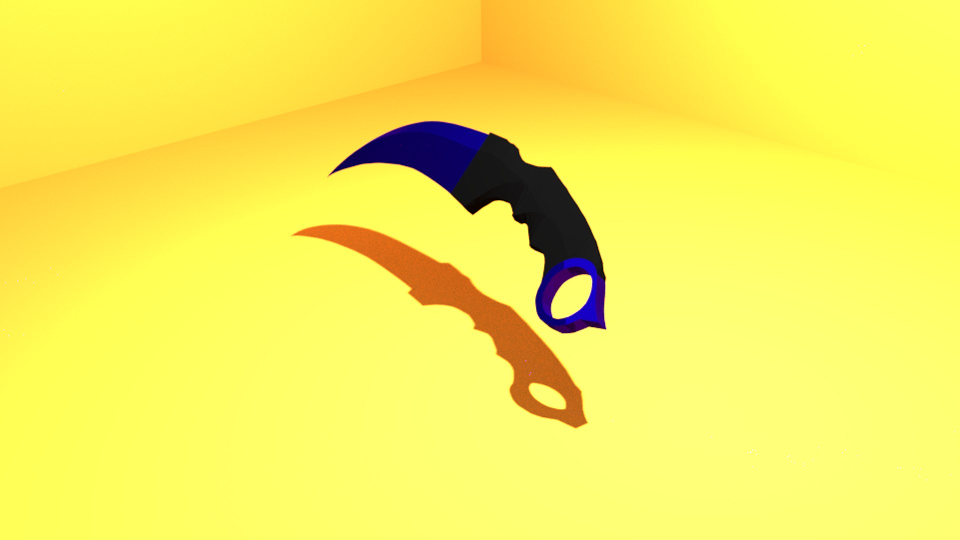 3D Karambit Knife Cs Model - TurboSquid 1196269