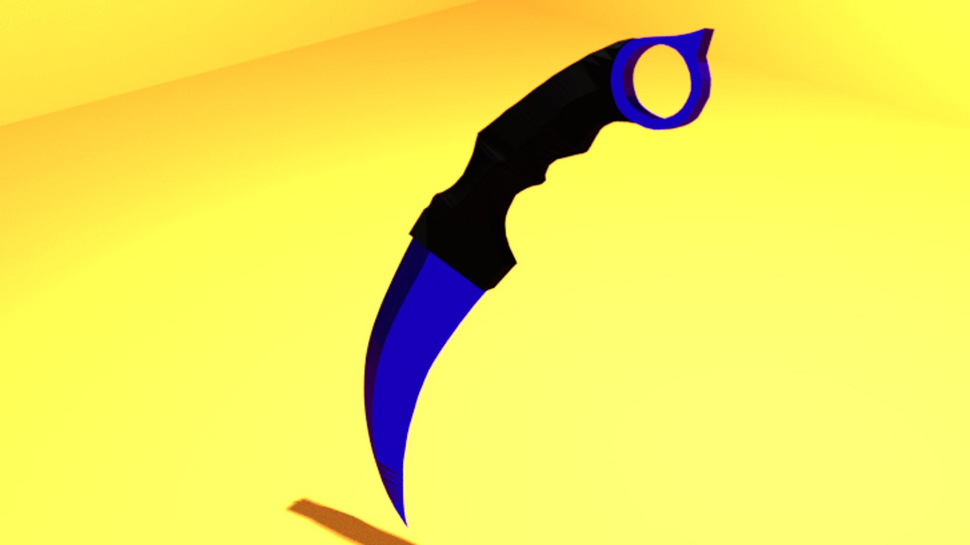 3D Karambit Knife Cs Model - TurboSquid 1196269
