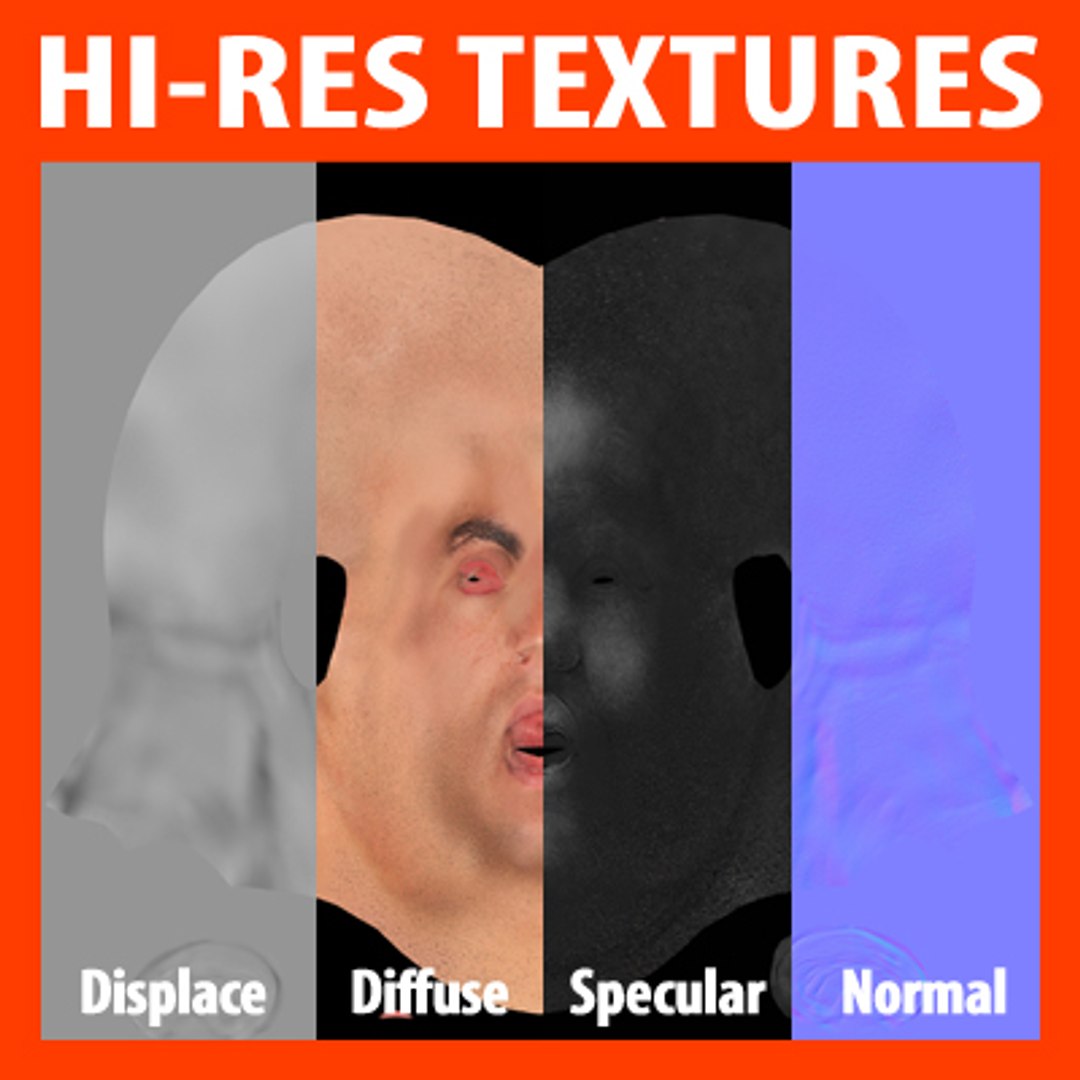 3d Rigged Human Male Body Model