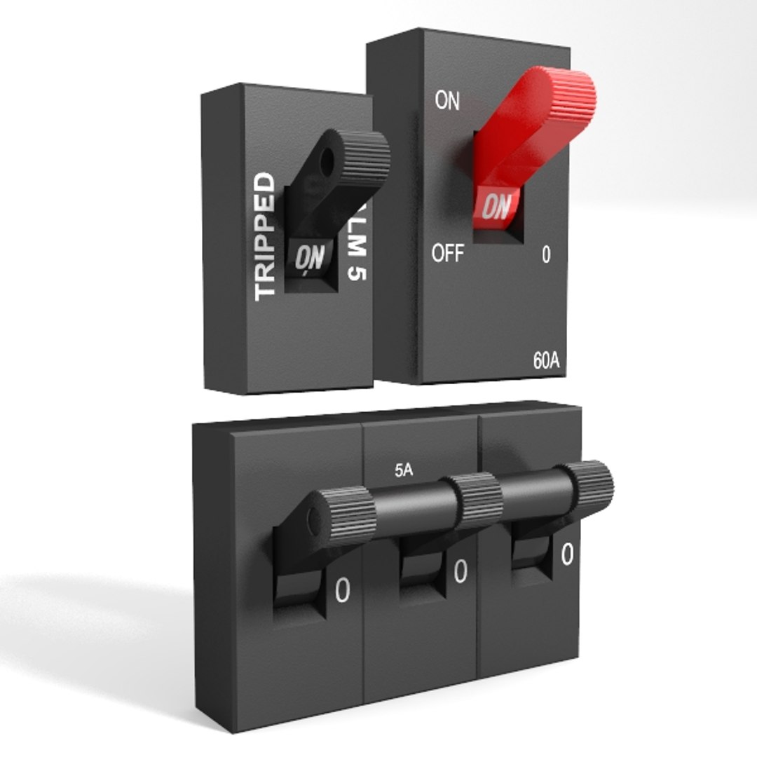 Circuit Breaker 3d Model