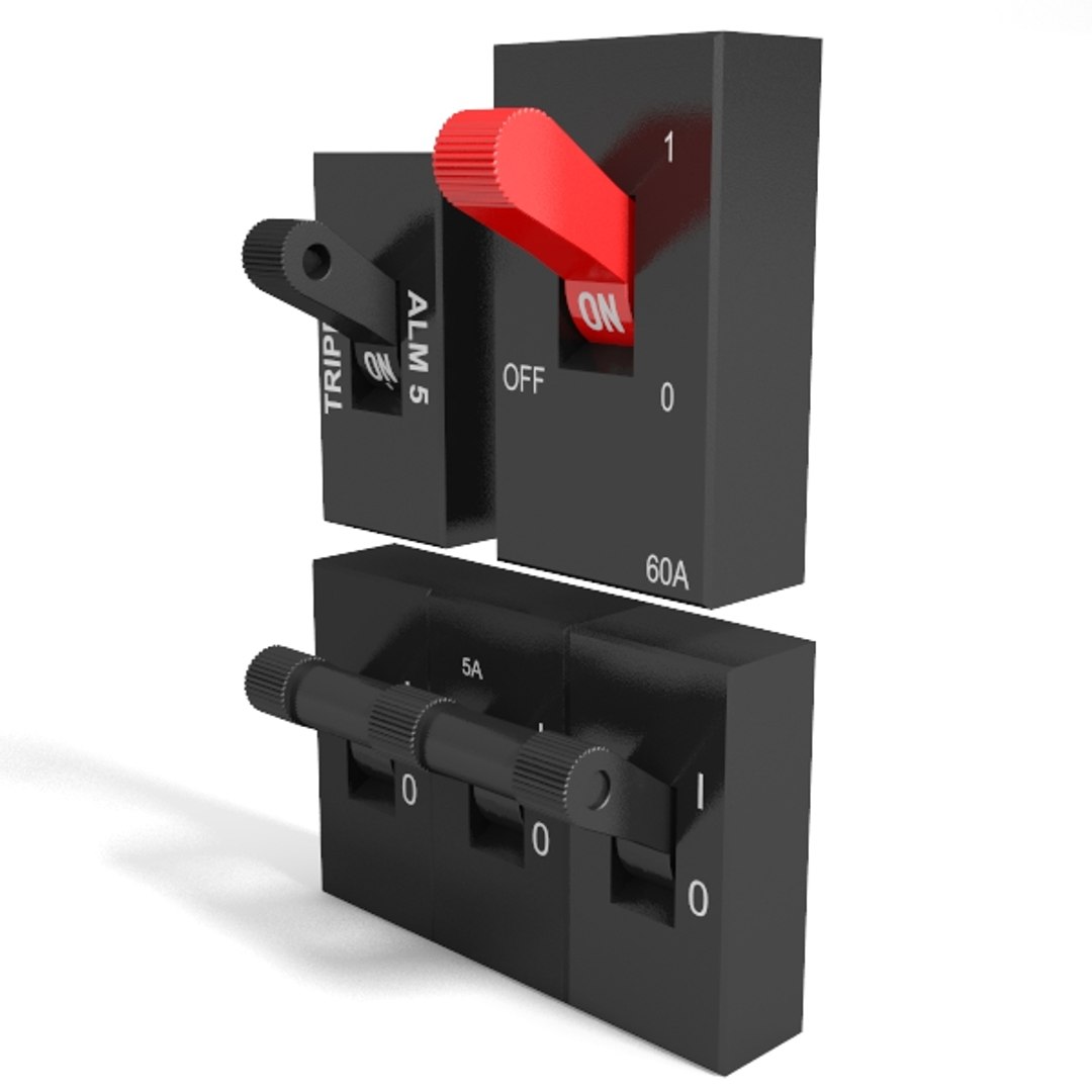 Circuit Breaker 3d Model