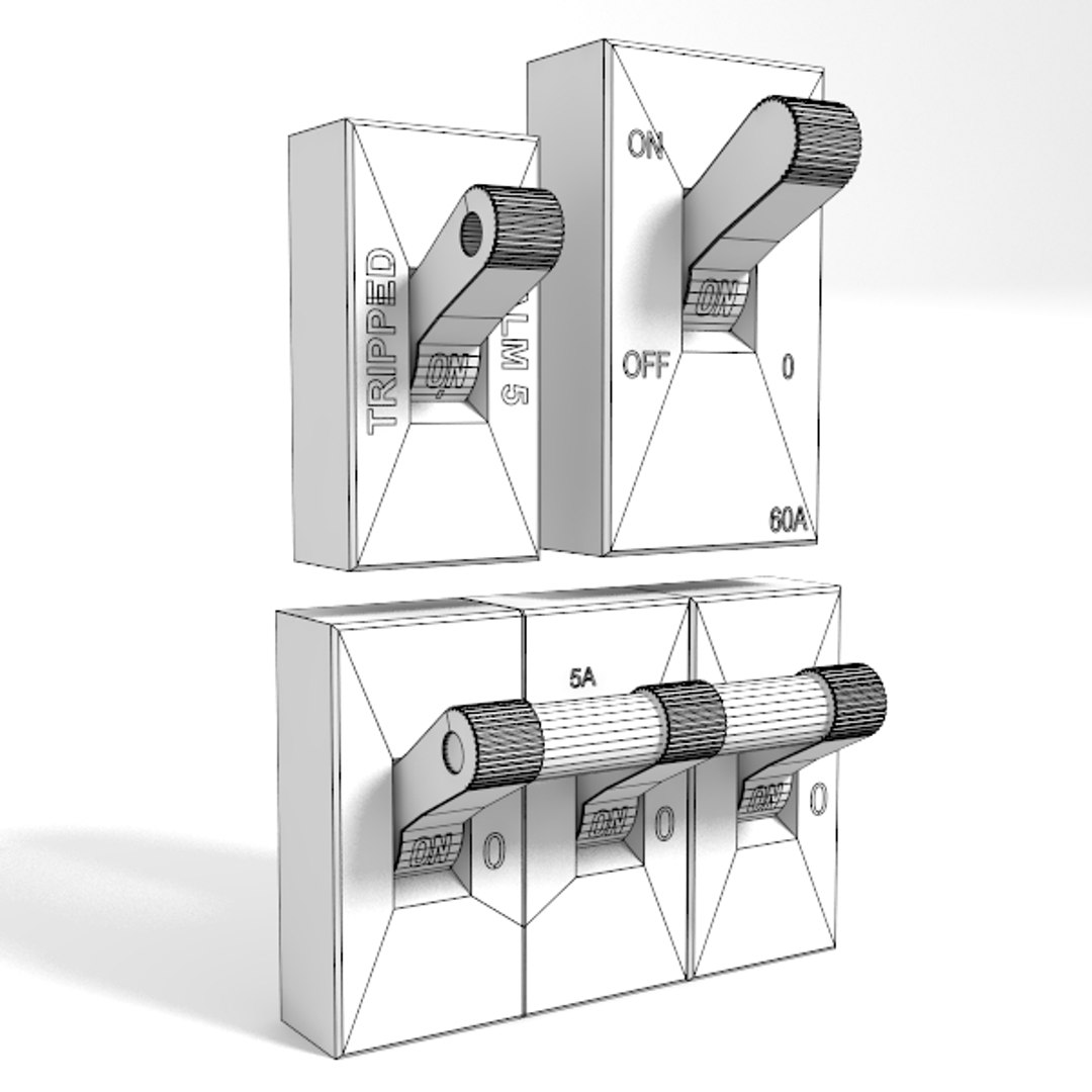 Circuit Breaker 3d Model