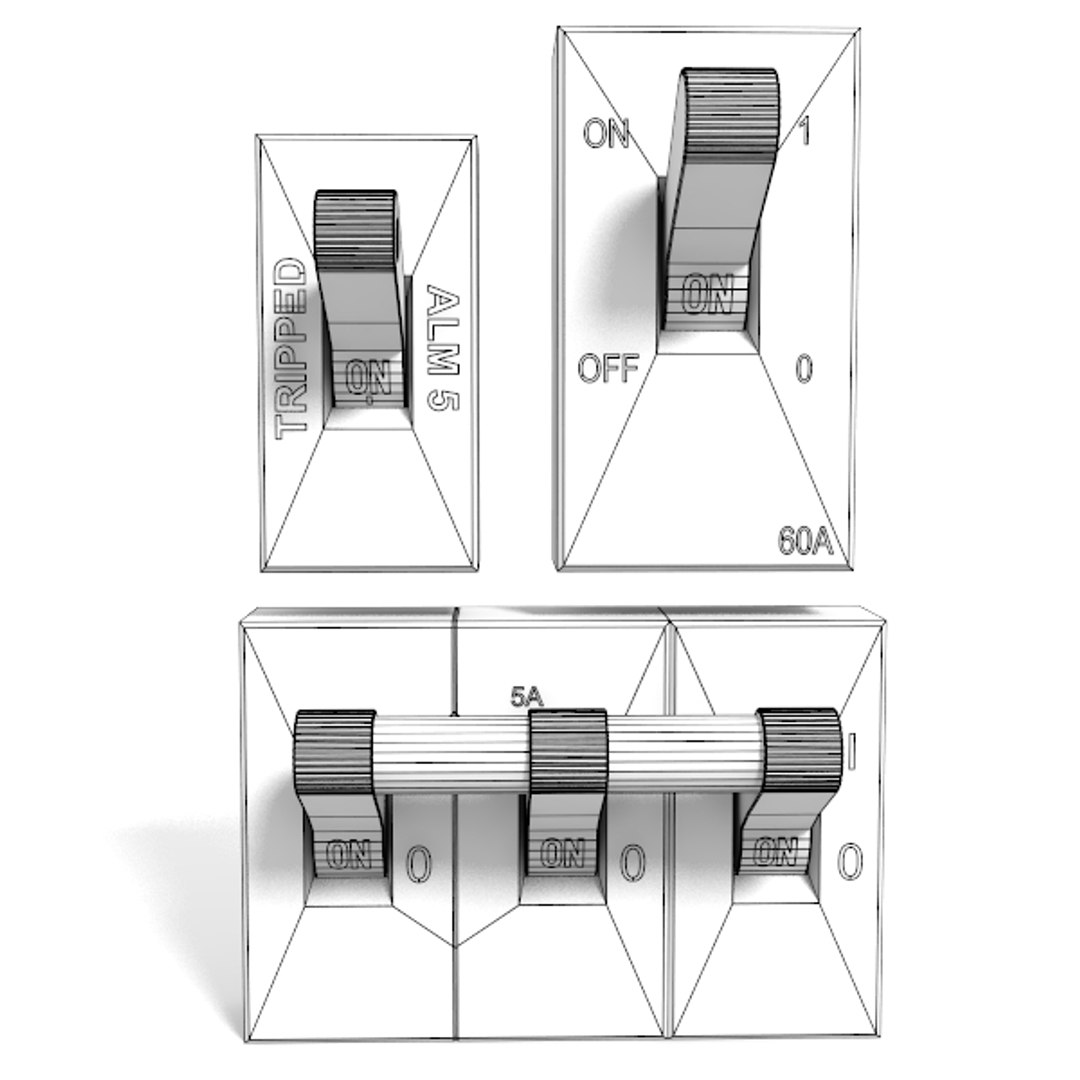 Circuit Breaker 3d Model