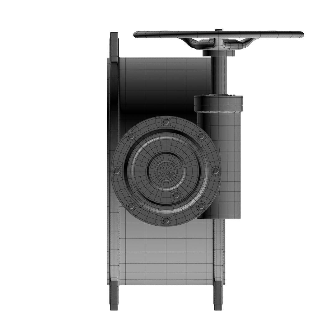 3D Model Gate Valve Dn 500 - TurboSquid 1165940
