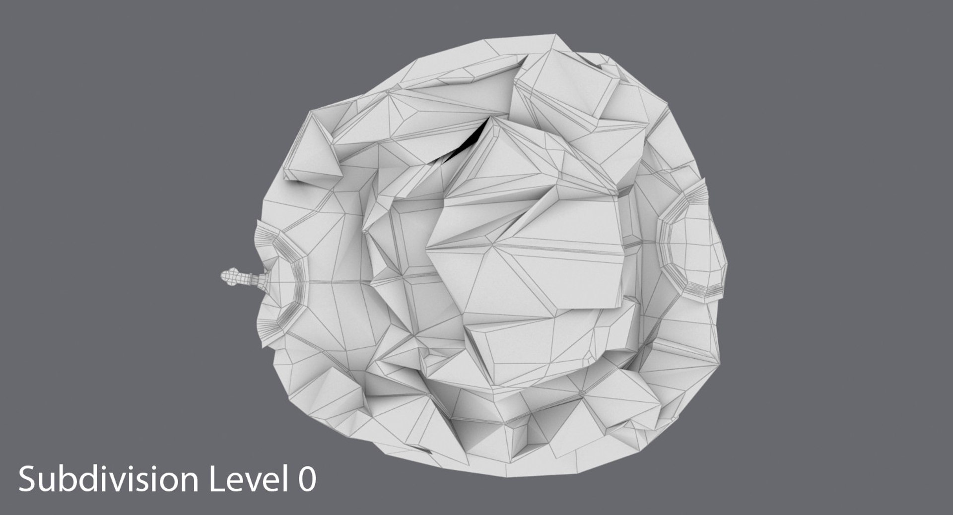 Deflated Beach Ball 3d Model