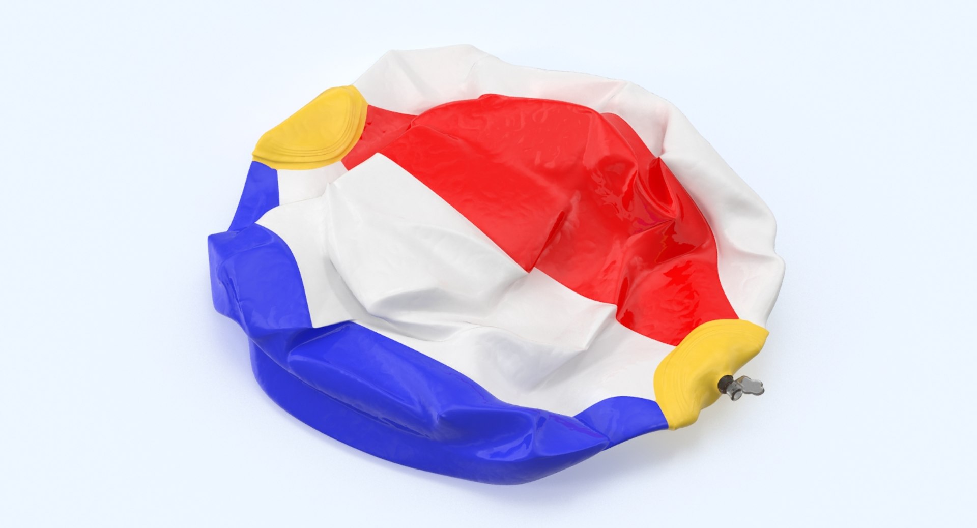 Deflated Beach Ball 3d Model
