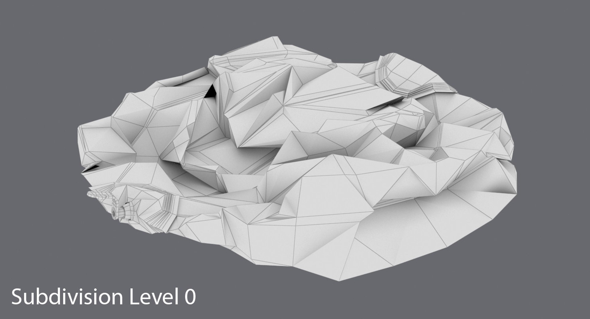 Deflated Beach Ball 3d Model