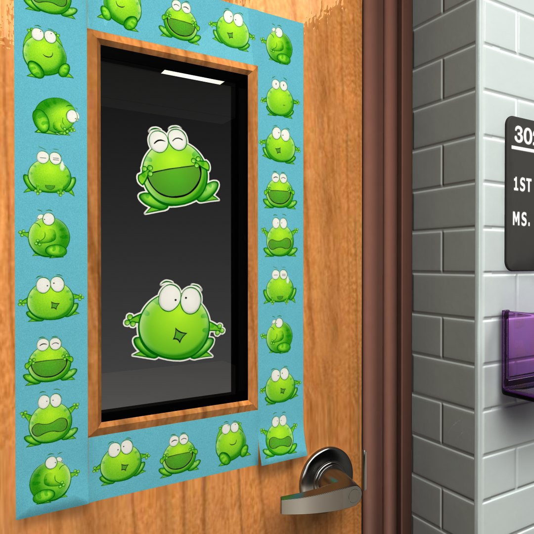 3ds Classroom Doorway Door Hallway