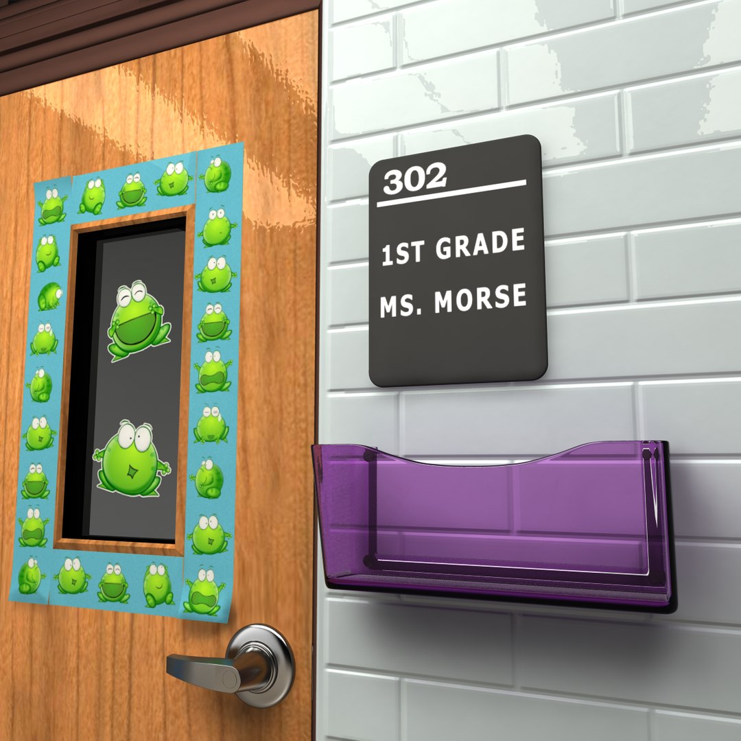 3ds Classroom Doorway Door Hallway