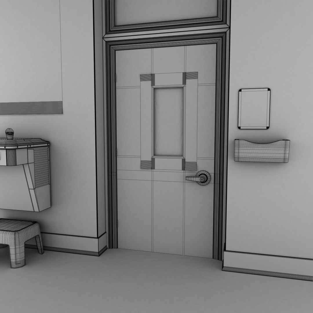 3ds Classroom Doorway Door Hallway
