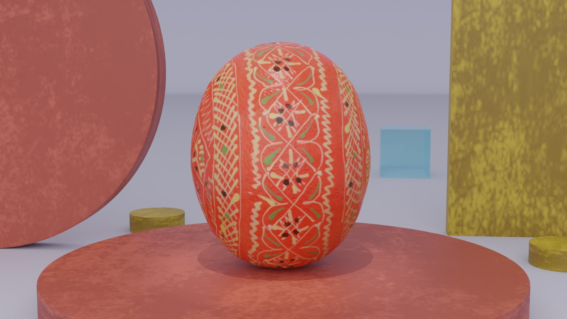 3D Easter Egg 02 Low-poly - TurboSquid 1951762