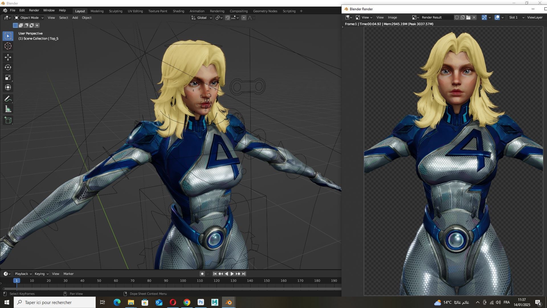 3D Invisible Woman Model - TurboSquid 2340563