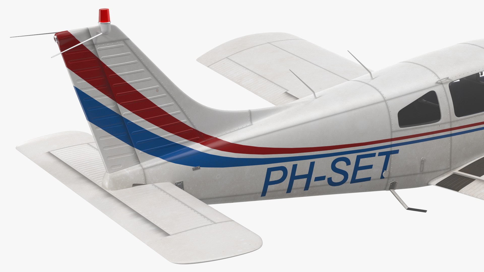 3d civil utility aircraft piper model