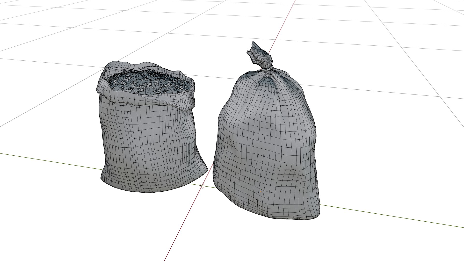 3D Grain Seed Sack Bag Industrial Prop Model - TurboSquid 2577835