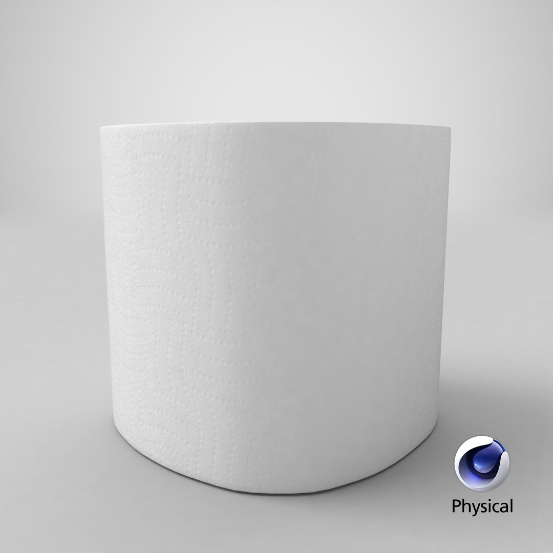 Toilet paper roll 3D model - TurboSquid 1605976