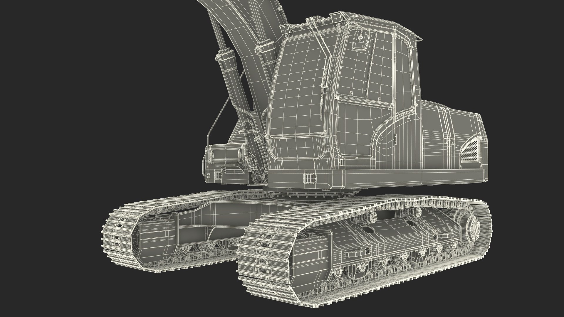 Large Tracked Excavator Volvo 3D model - TurboSquid 2133726