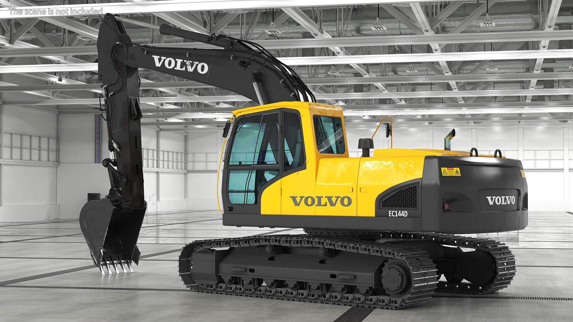 Large Tracked Excavator Volvo 3D Model - TurboSquid 2133726