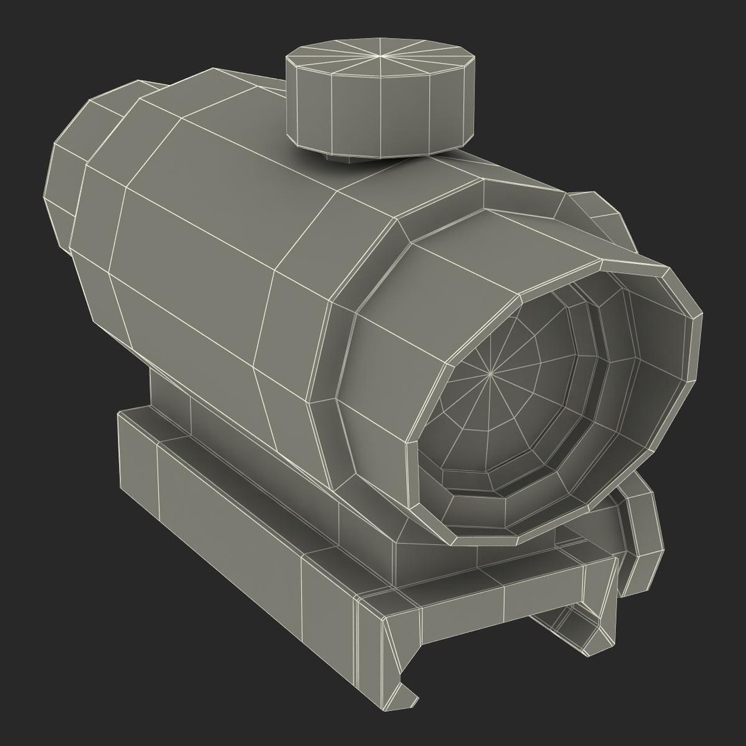 3d Optical Gunsight Acog Model