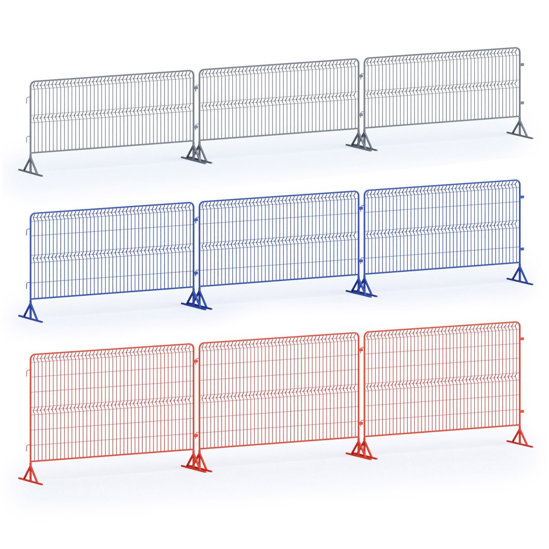 Modular Fence Construction Model - TurboSquid 1551795