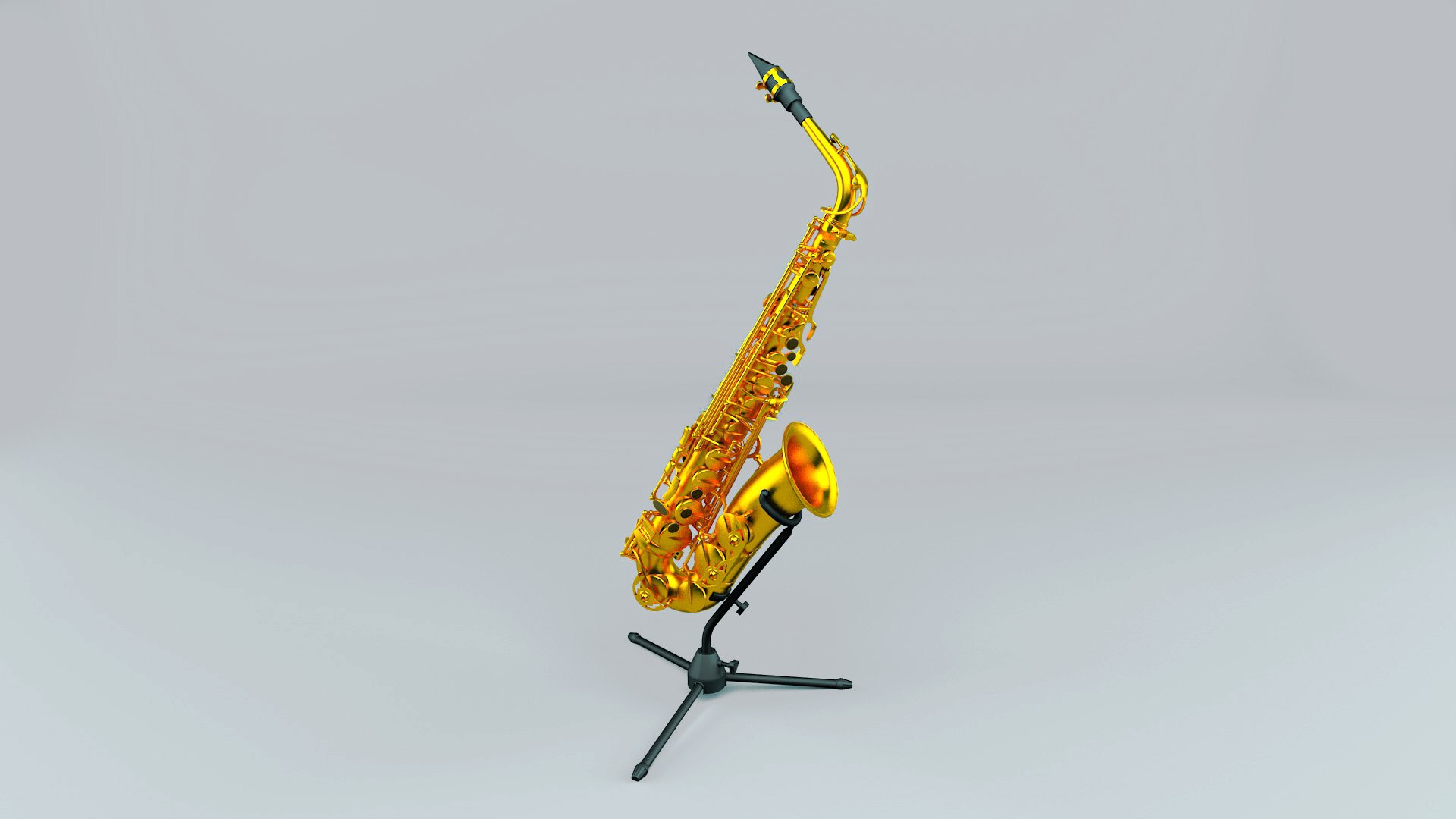 3D Model Saxophone - TurboSquid 1982084