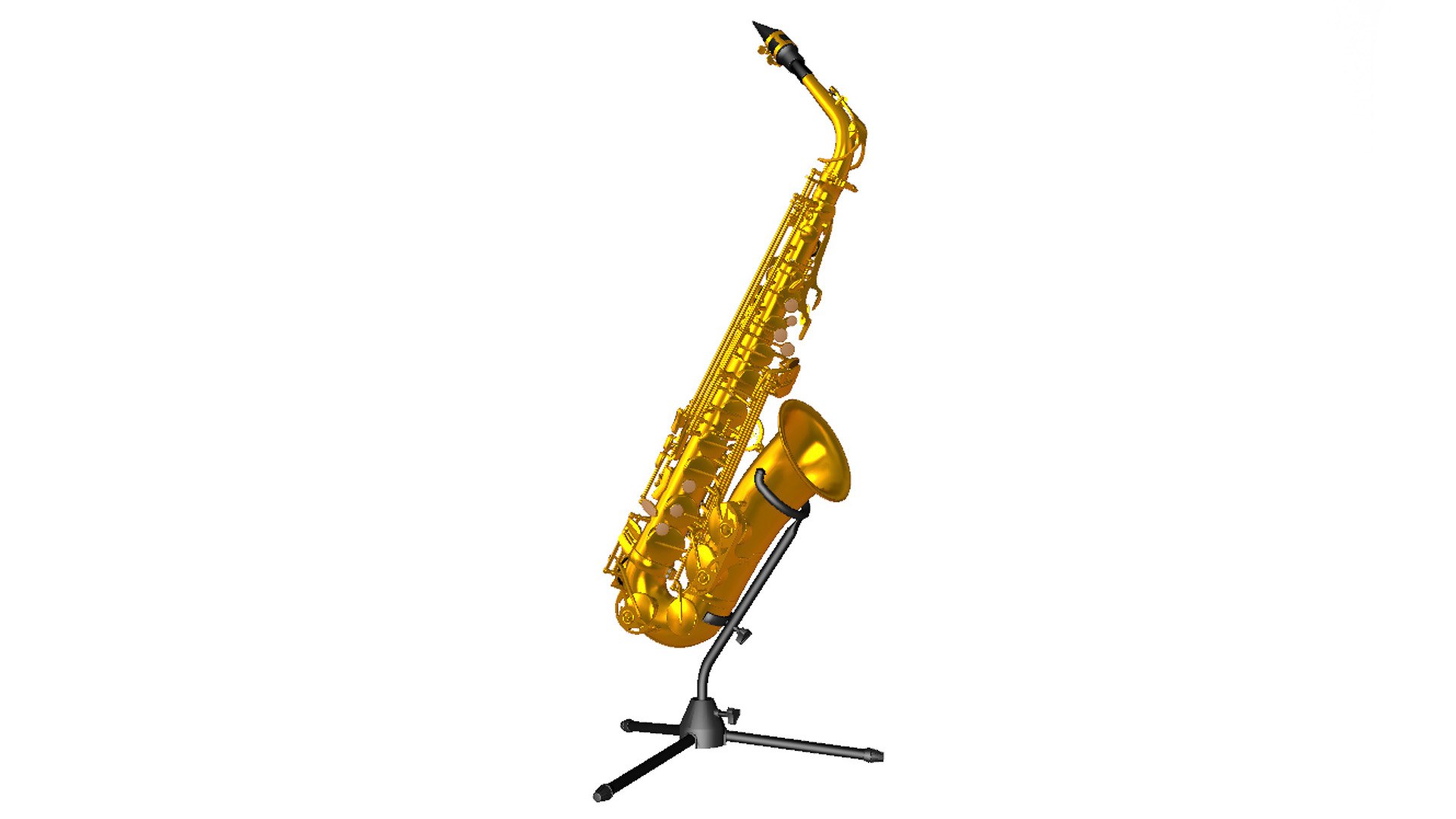 3D Model Saxophone - TurboSquid 1982084
