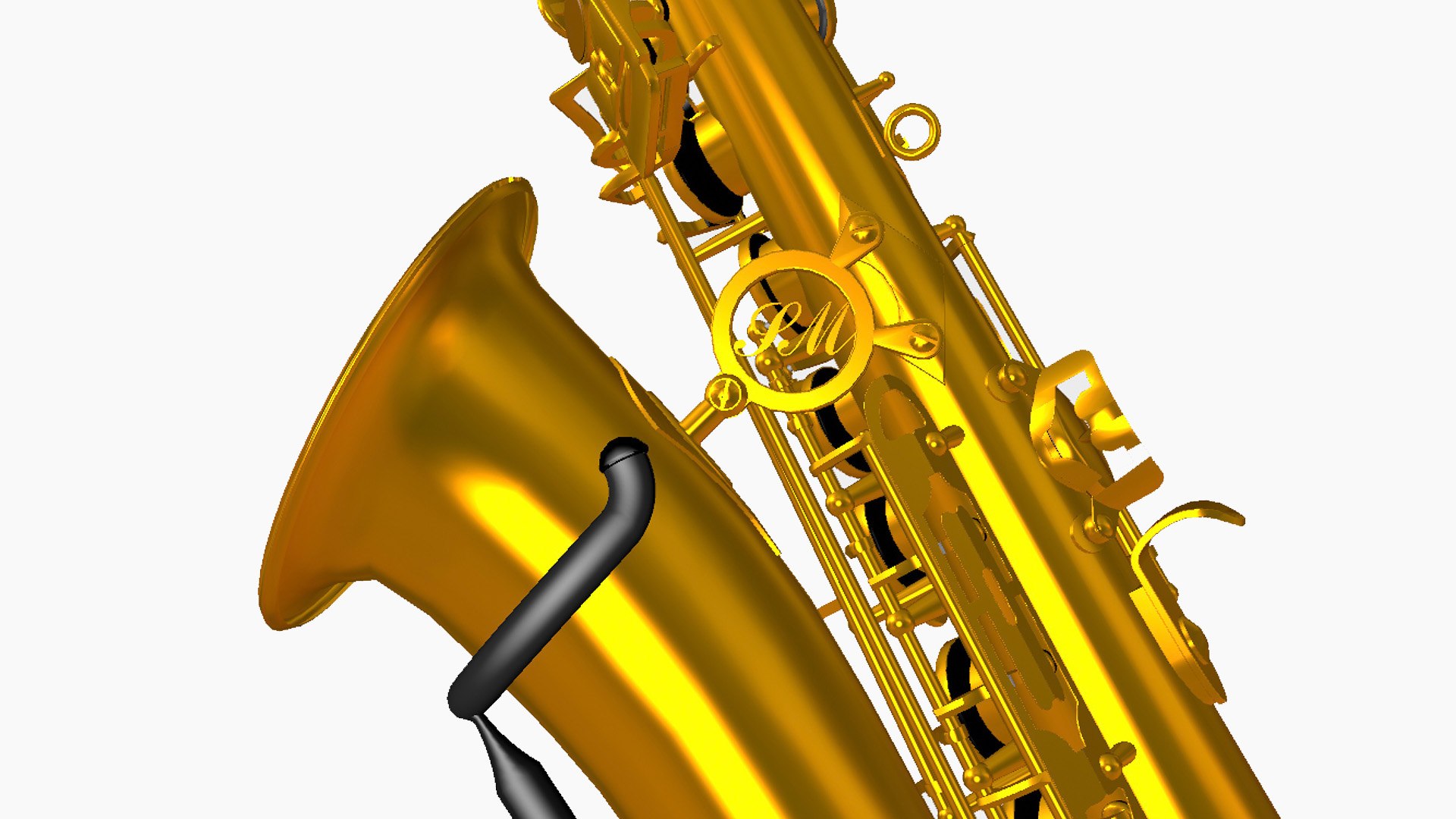 3D Model Saxophone - TurboSquid 1982084