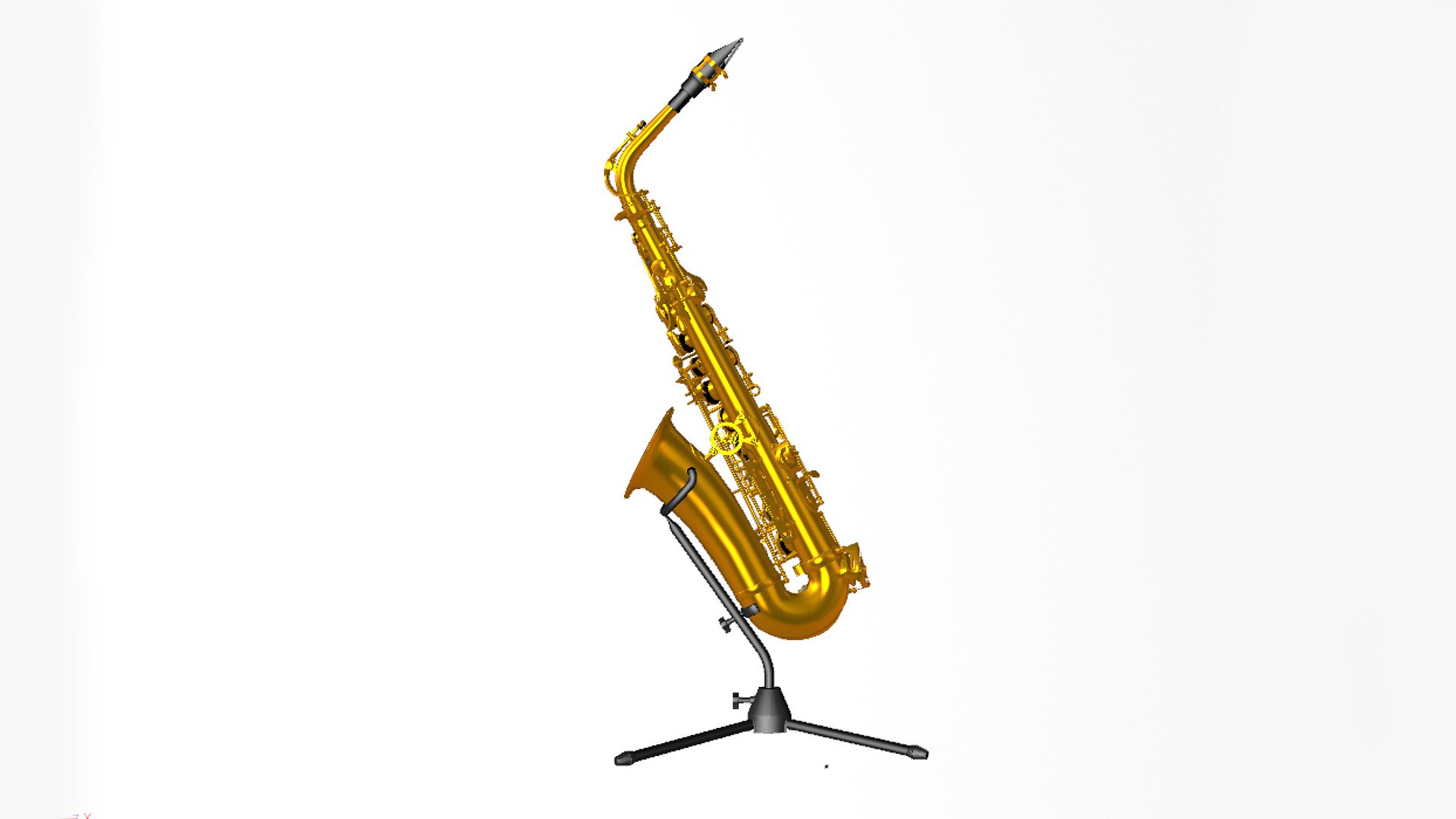 3D Model Saxophone - TurboSquid 1982084