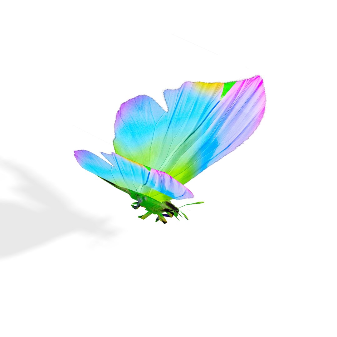 Butterfly queen 3D - TurboSquid 2118701