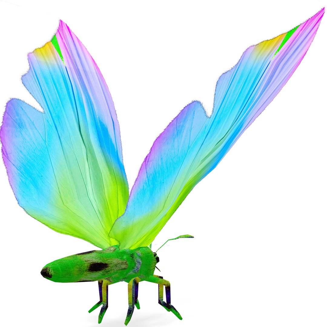 Butterfly queen 3D - TurboSquid 2118701