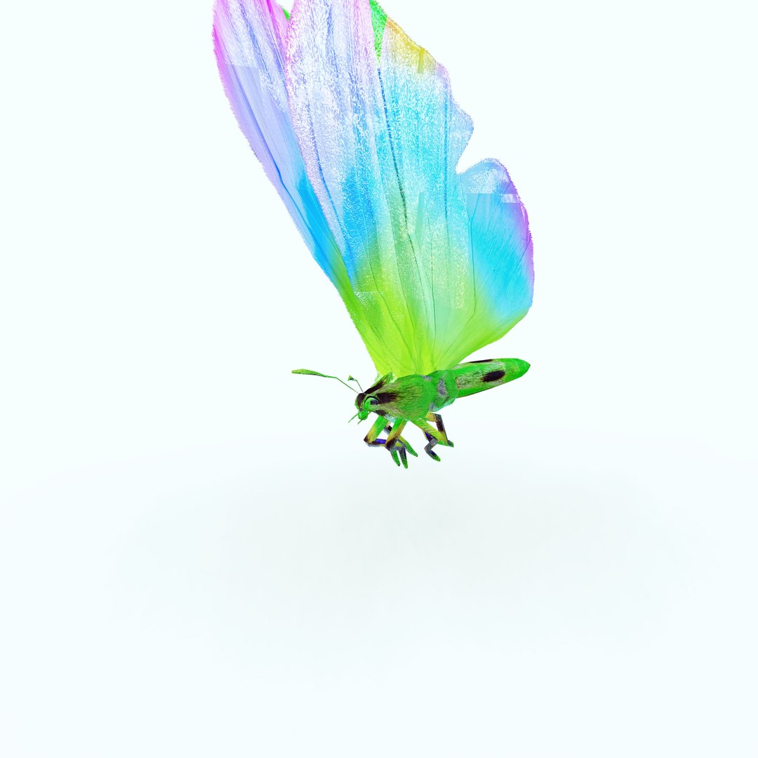 Butterfly queen 3D - TurboSquid 2118701