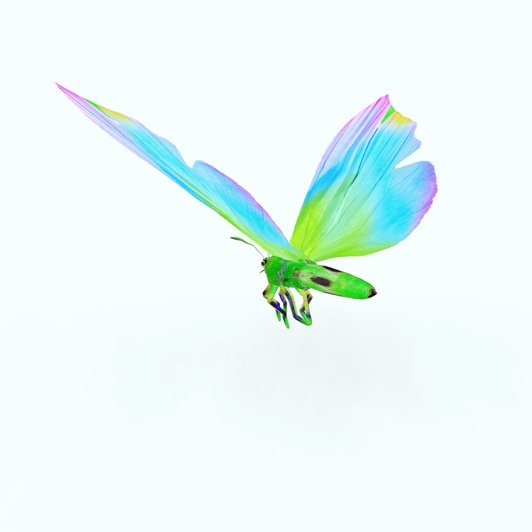 Butterfly queen 3D - TurboSquid 2118701