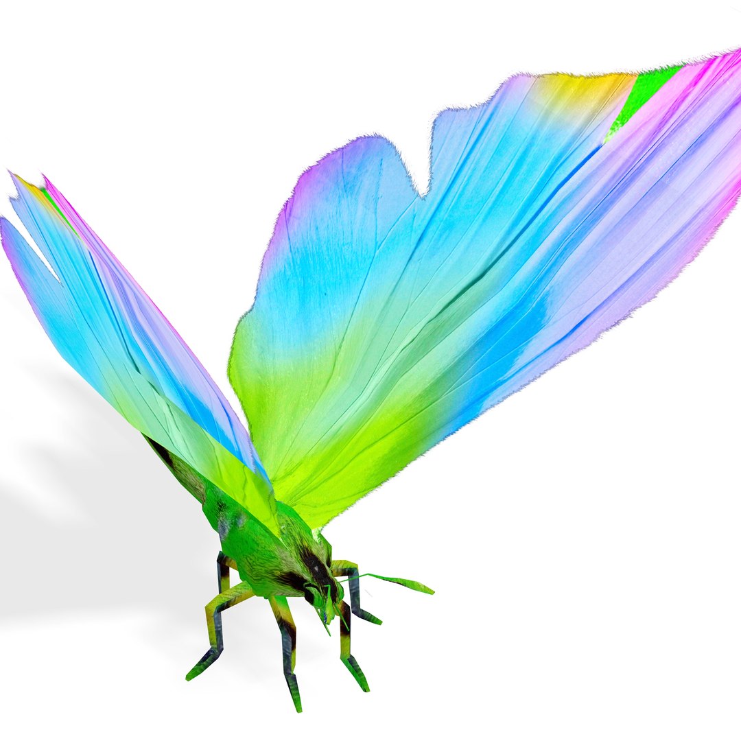 Butterfly queen 3D - TurboSquid 2118701