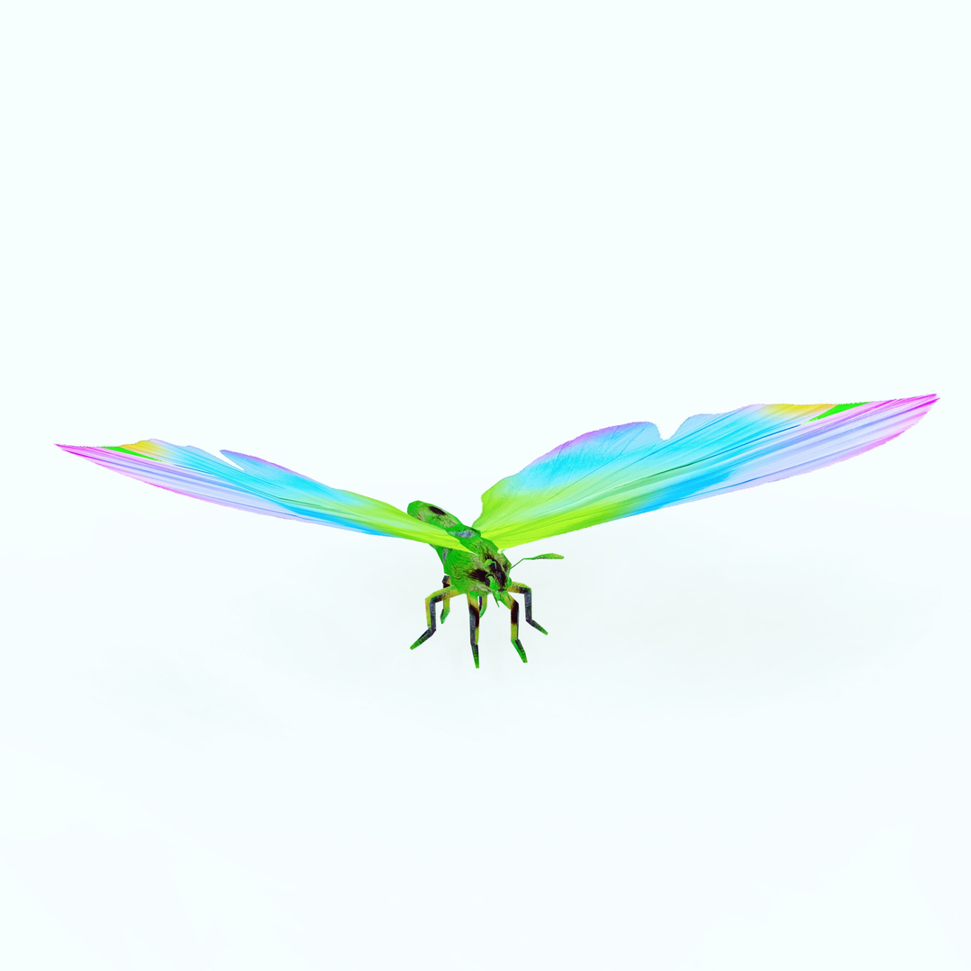Butterfly queen 3D - TurboSquid 2118701