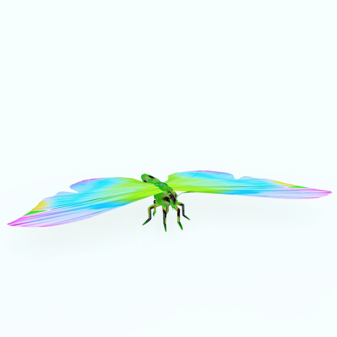 Butterfly queen 3D - TurboSquid 2118701