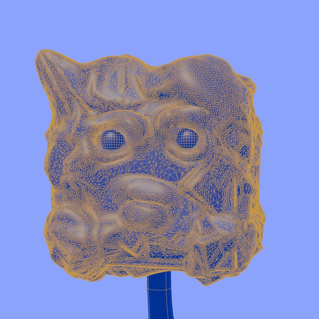 Funny Character With A Big Head 3D Model - TurboSquid 2259889