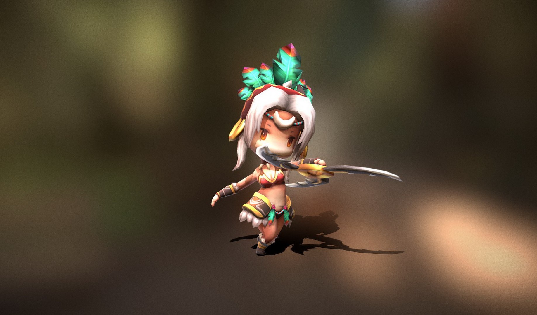 3D Three Kingdoms - Zhu Rong Model - TurboSquid 2015590