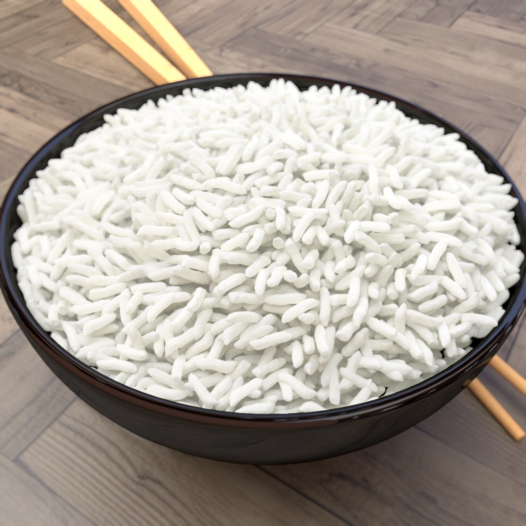 3d Rice Bowl Model