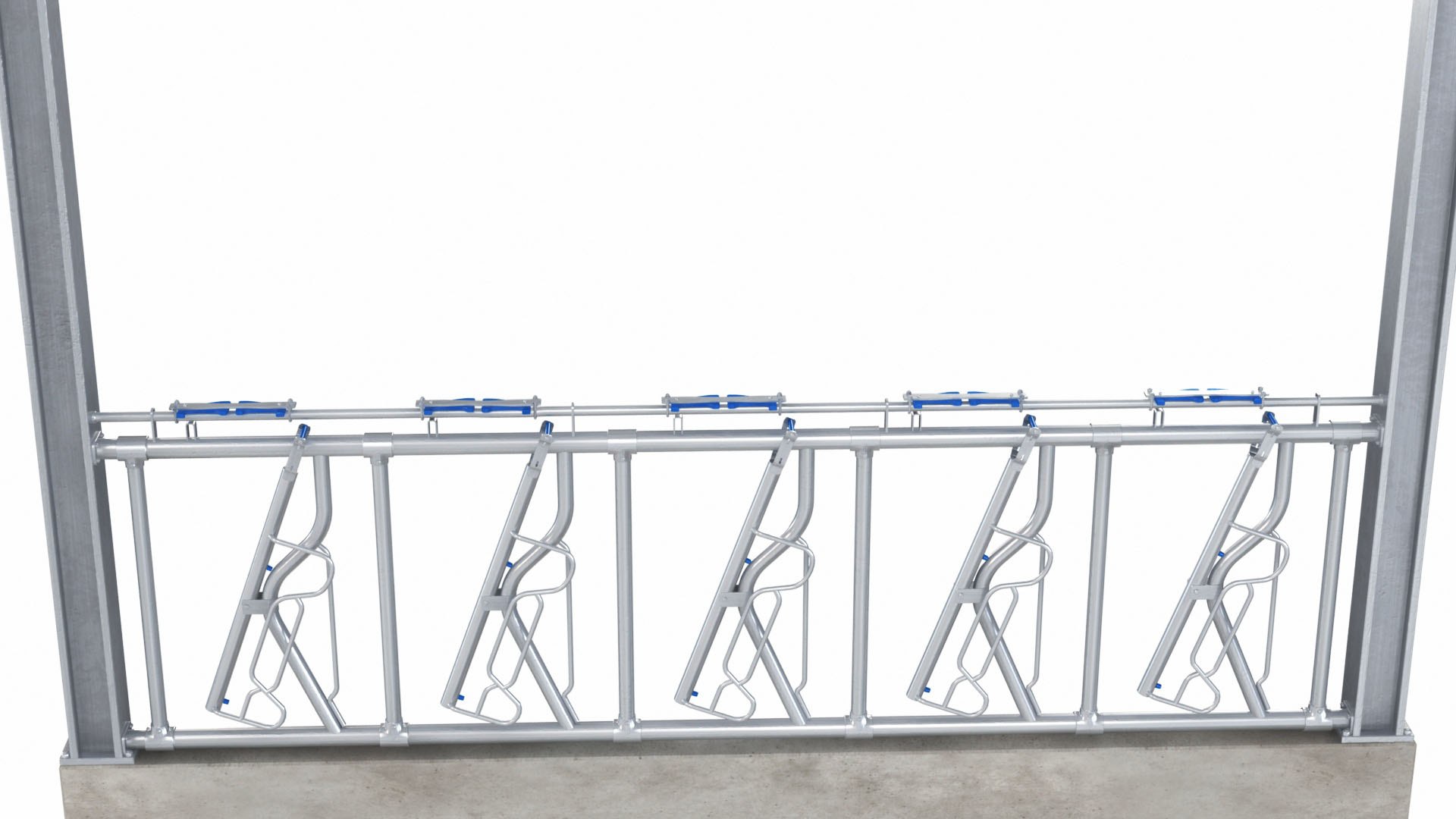 3D Cow Farm Head Locking Feed Barrier - TurboSquid 2006608