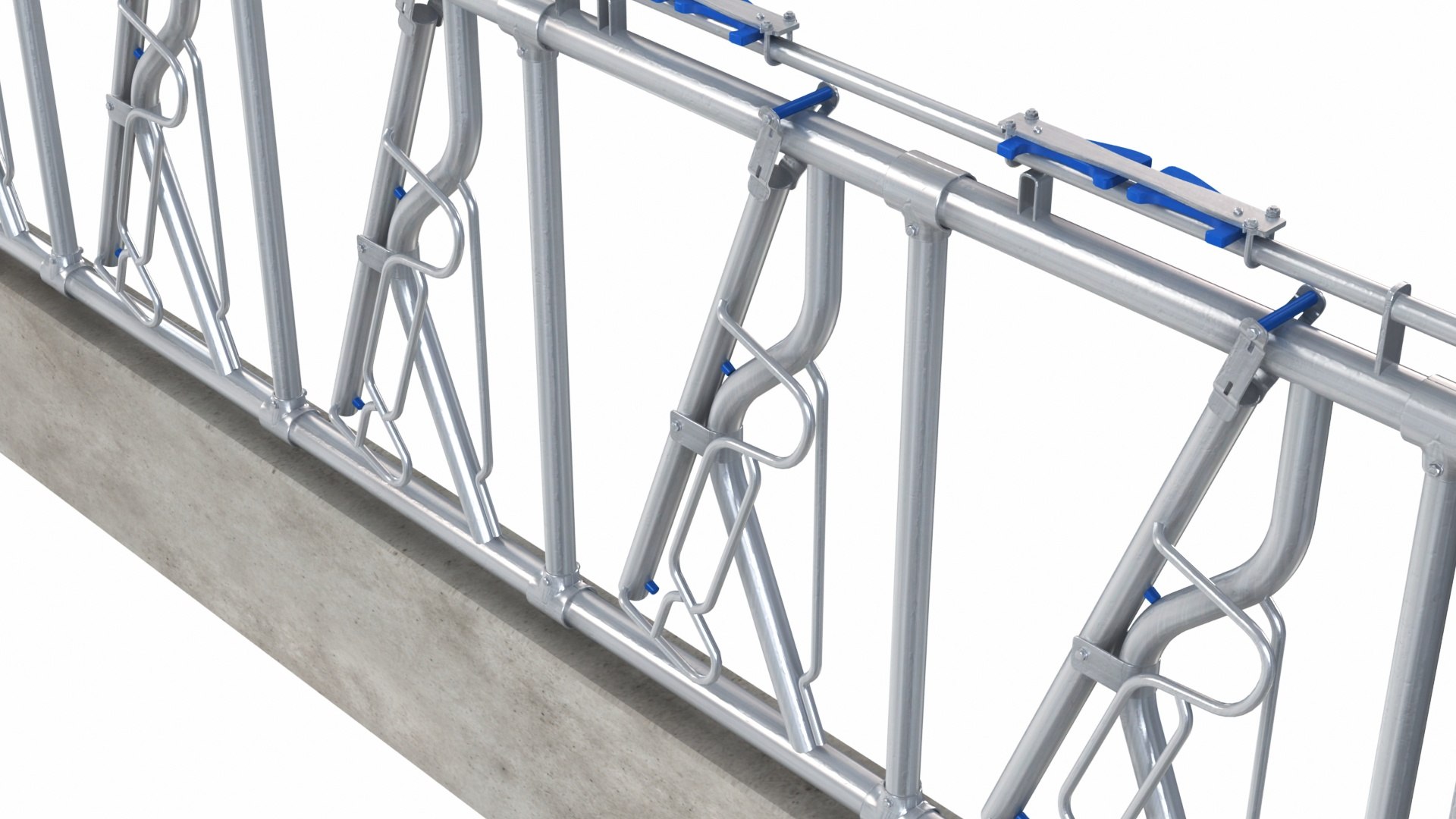 3D Cow Farm Head Locking Feed Barrier - TurboSquid 2006608