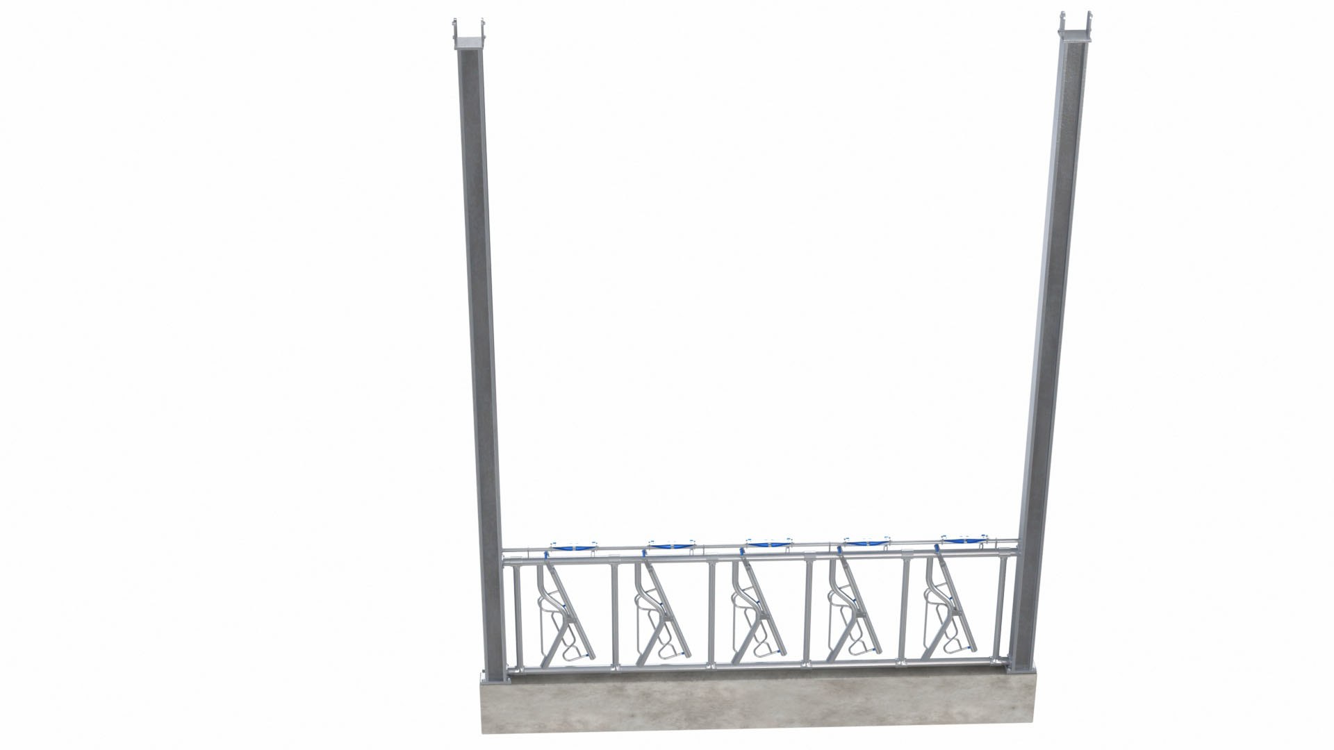 3D Cow Farm Head Locking Feed Barrier - TurboSquid 2006608