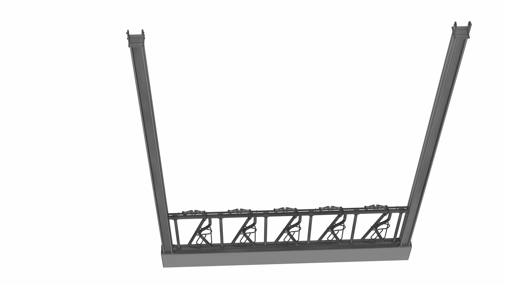 3D Cow Farm Head Locking Feed Barrier - TurboSquid 2006608